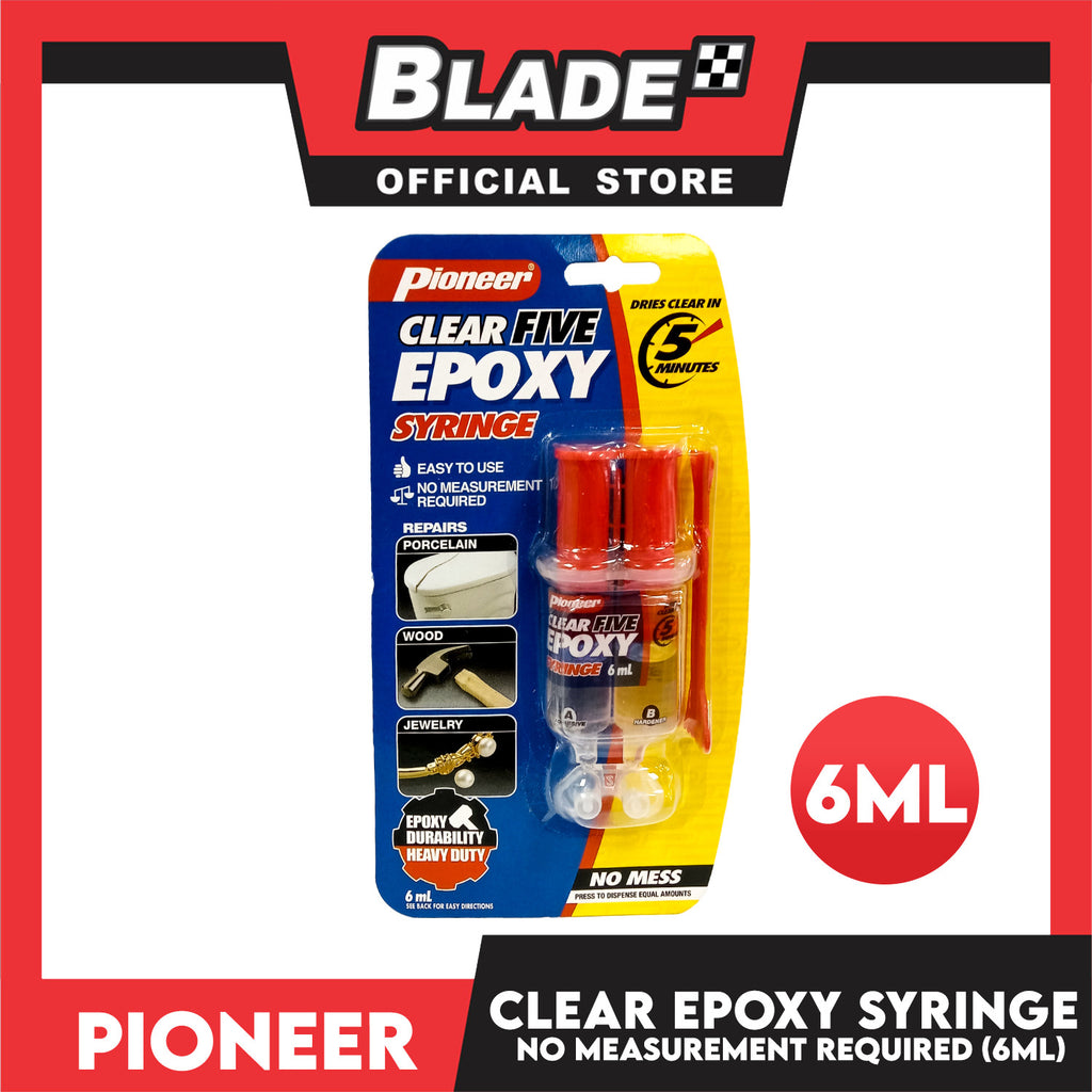 Pioneer Clear 5 Epoxy 6ml Syringe – blade.ph