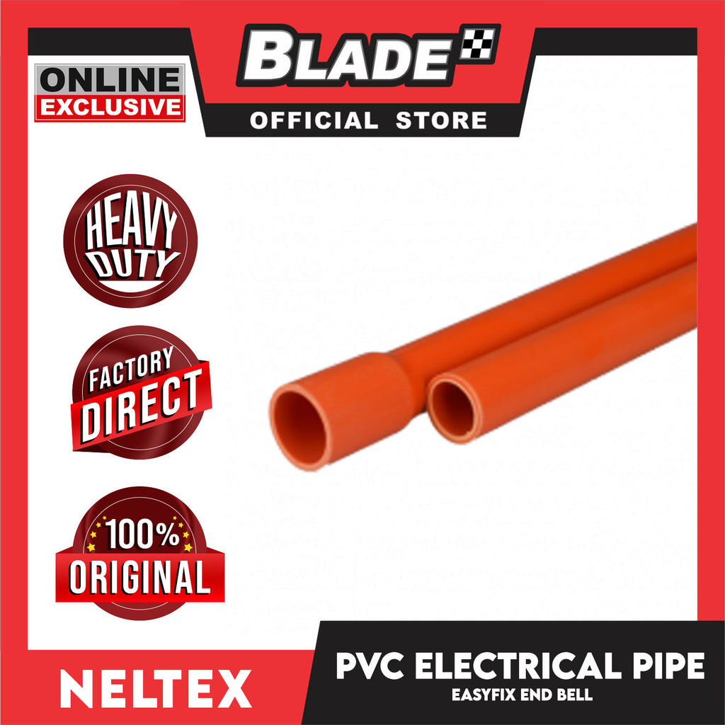Neltex EasyFix PVC Electrical Pipe End Bell 32mm x 1 meter Electrical ...