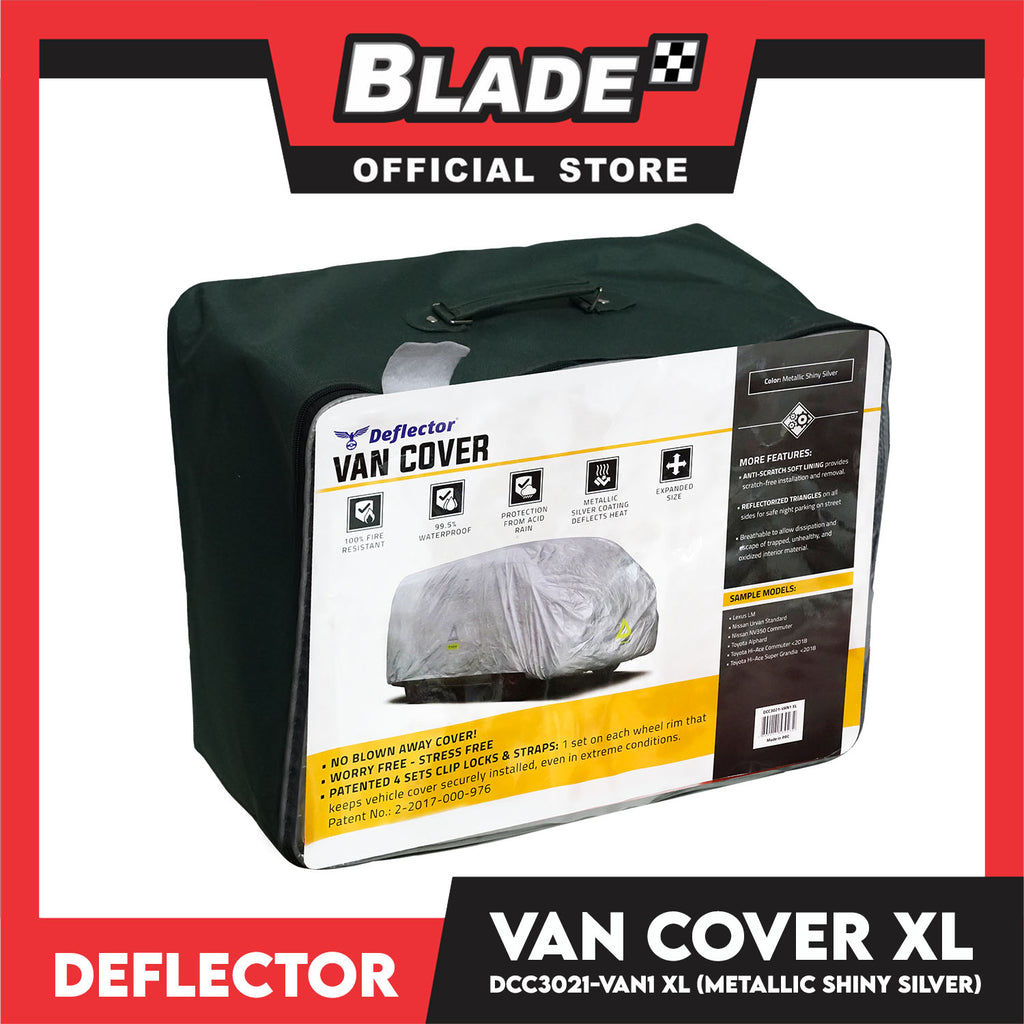 Deflector Water Resistant Car Van Cover DCC30201-VAN1 XL (Metallic Shi ...