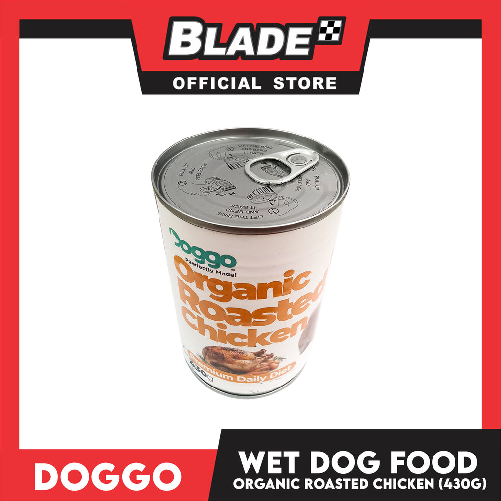 Doggo Organic Rosted Chicken Canned Dog Food (430g) – blade.ph