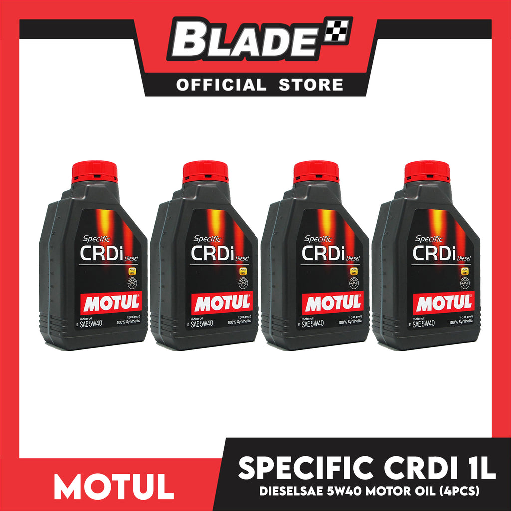 4pcs Motul Specific CRDI Diesel 5W-40 Motor Oil 1L – blade.ph