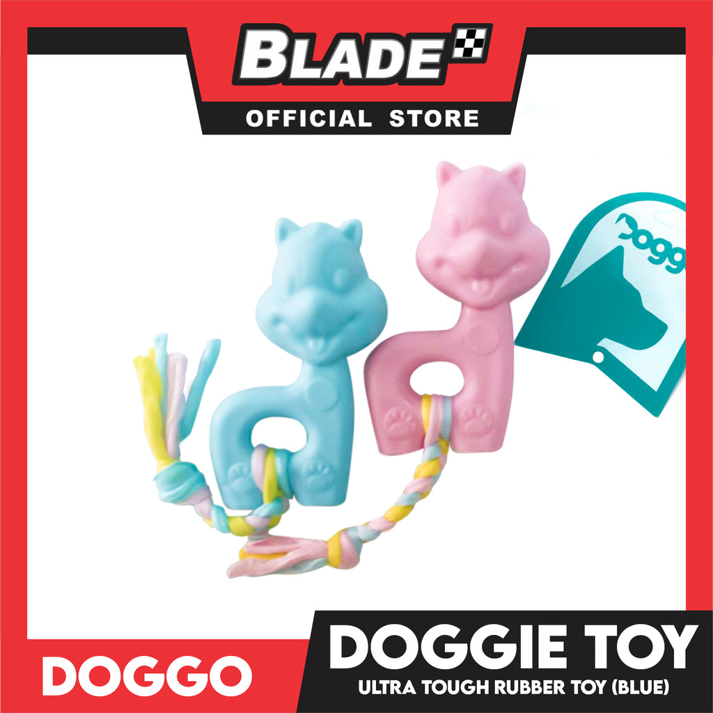 Doggo Doggie (Blue) Ultra Tough Rubber Pet Toy – blade.ph