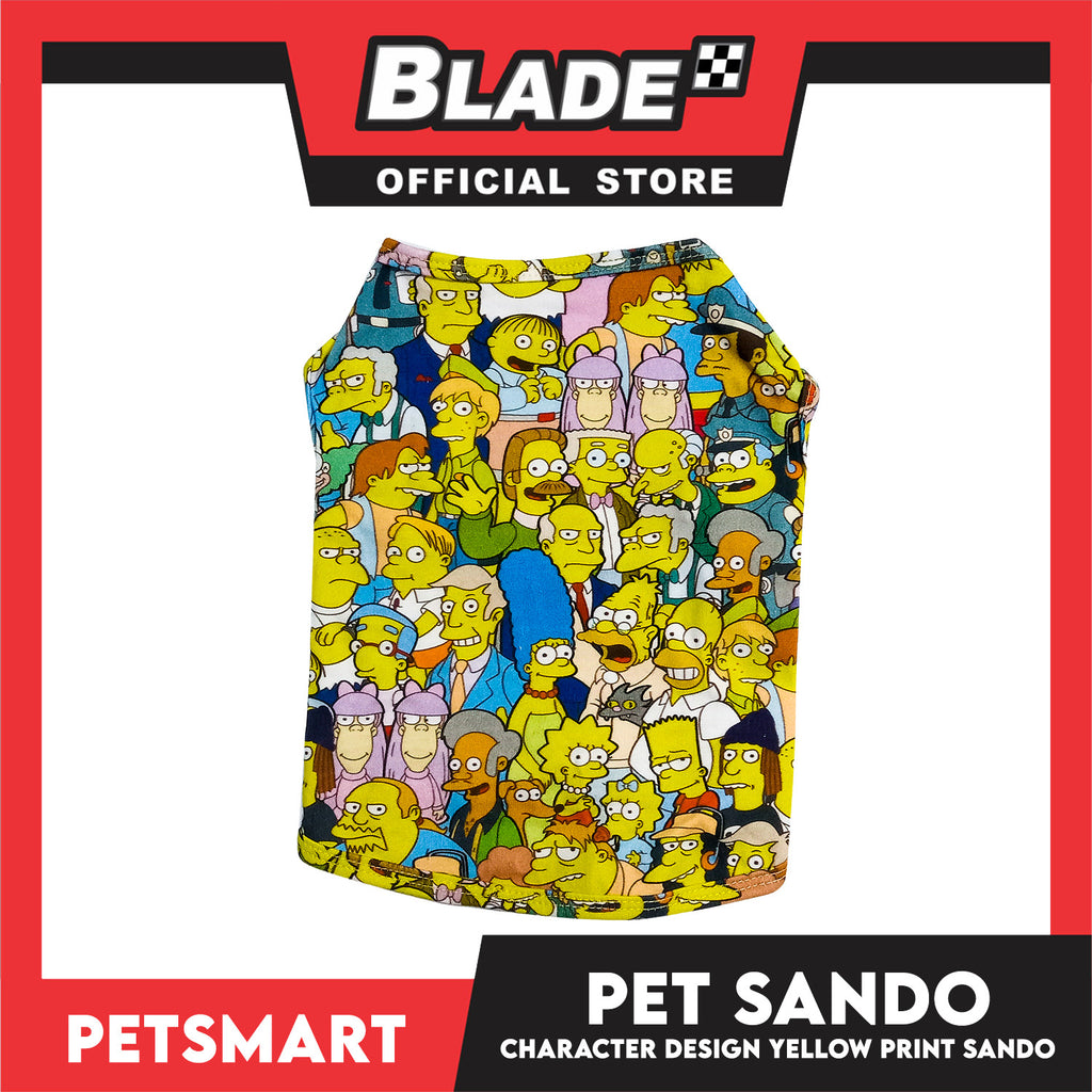 Pet Sando Character Design Yellow Print Color, Small Size (DG-CTN198S ...