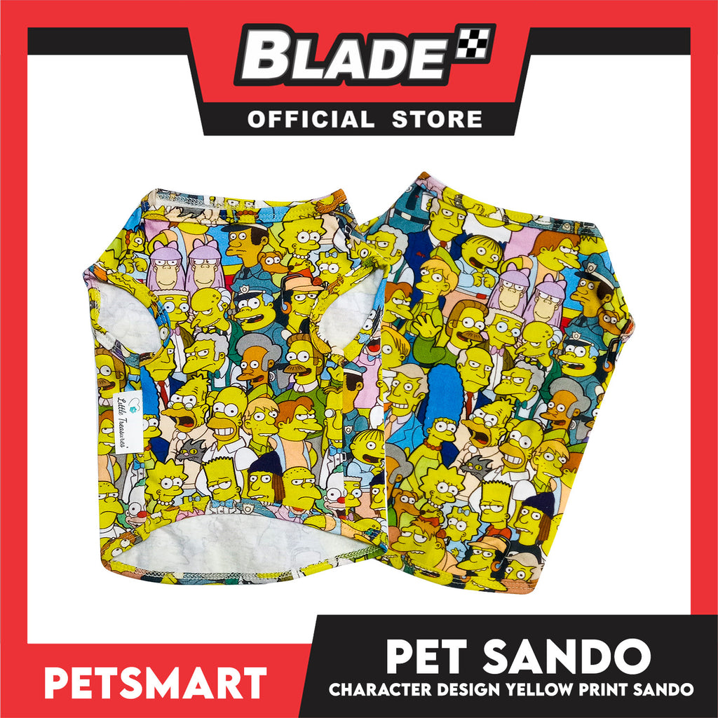 Pet Sando Character Design Yellow Print Color, Small Size (DG-CTN198S ...