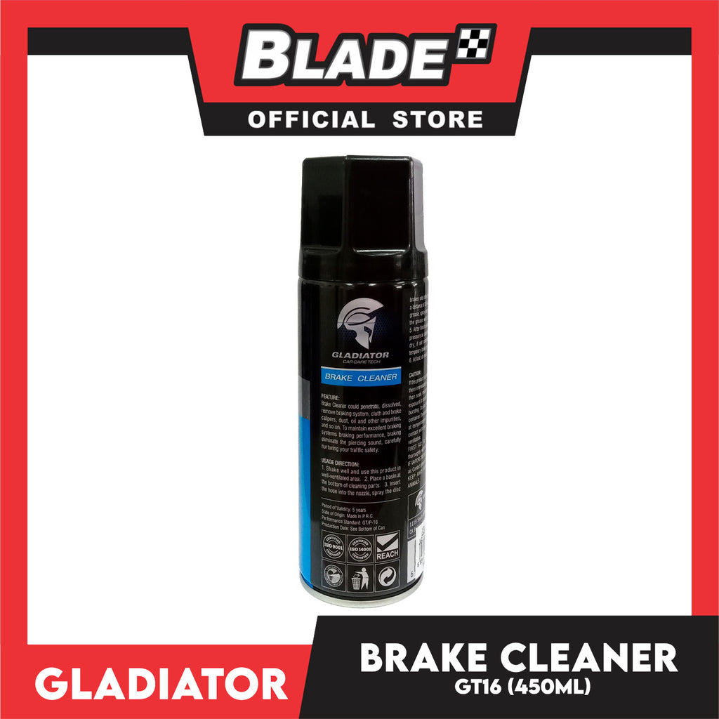 Gladiator Brake Cleaner GT16 450ml – blade.ph