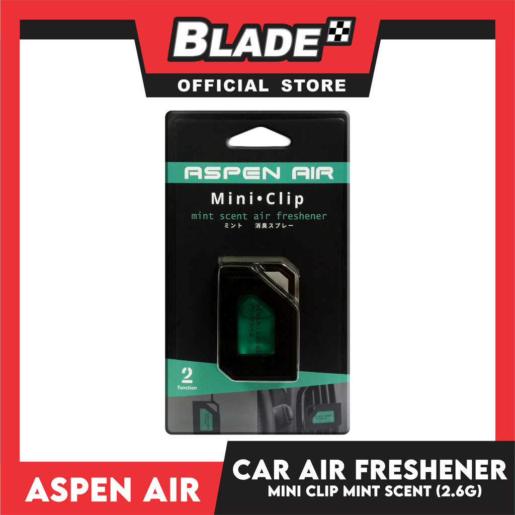 Aspen Air Mini Clip Air Freshener (Mint) 2.6g – blade.ph