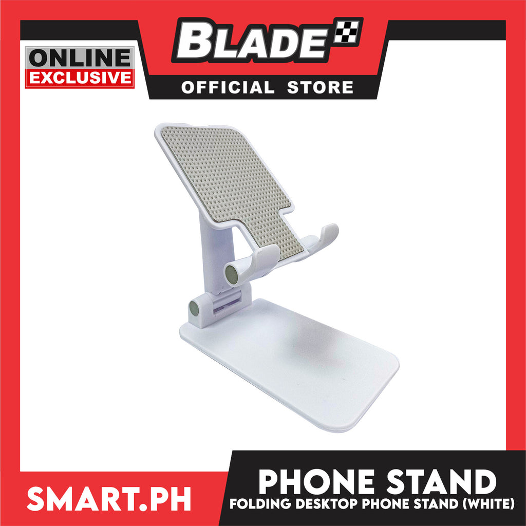 Foldable Desktop Phone Holder Stand (White) Adjustable Smartphone Tabl ...