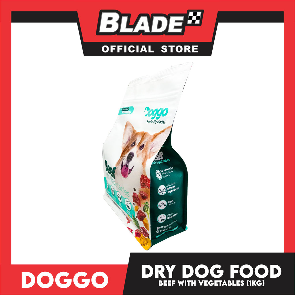 Doggo Beef with Vegetable Dry Dog Food 1kg – blade.ph