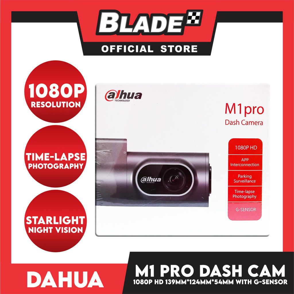 Dahua Dash Camera M1pro 1080p DVR with G-Sensor and GPS – blade.ph