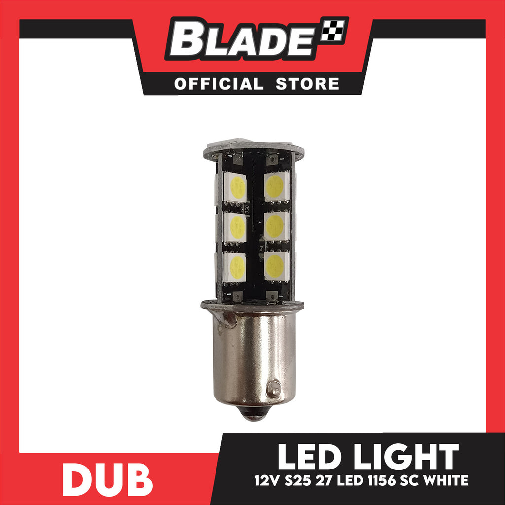 Dub Automotive Car LED S25 1156 27-LED 12V Single Contact (White ...
