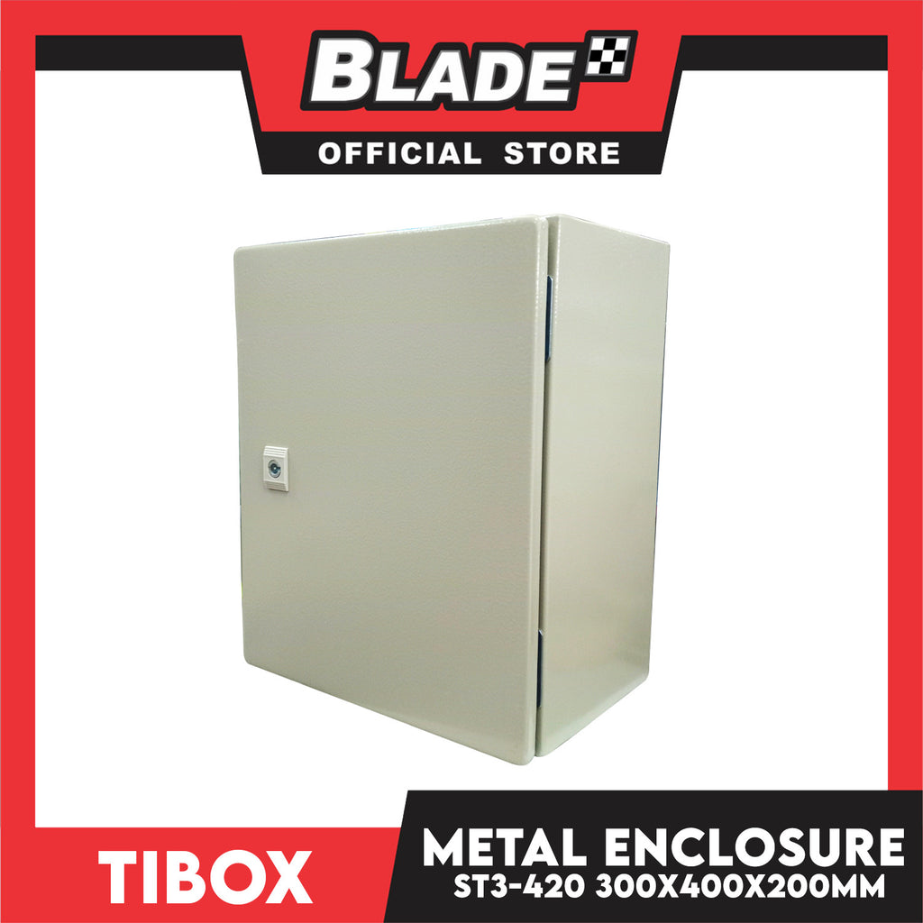 Tibox Wall Mount Metal Enclosure Box ST3 420 (200x300x400 )LxWxH – blade.ph