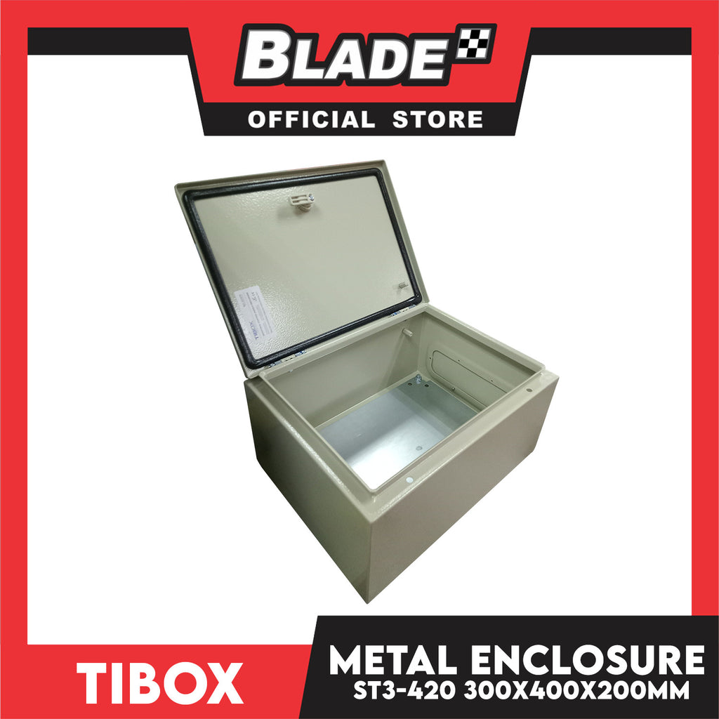 Tibox Wall Mount Metal Enclosure Box ST3 420 (200x300x400 )LxWxH – blade.ph