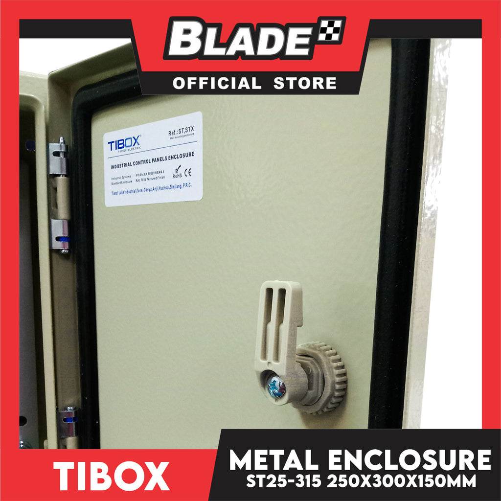 Tibox Wall Mount Metal Enclosure Box ST25 315 (150x250x300 ) LxWxH ...