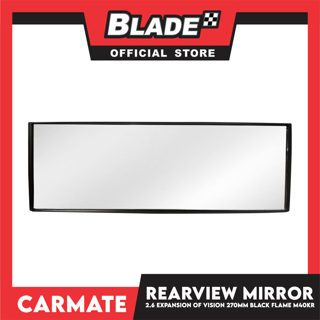 Carmate Wide Curved Rear View Mirror 270mm M40KR – blade.ph