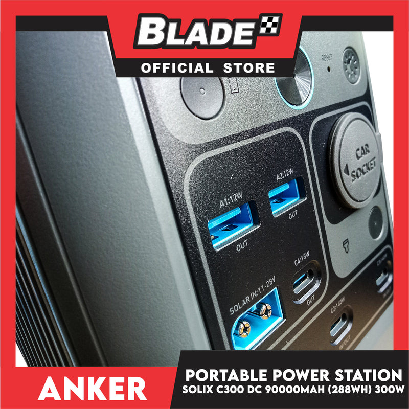 Anker Solix C300 DC Portable Power Station 90000mAh (288Wh) – blade.ph