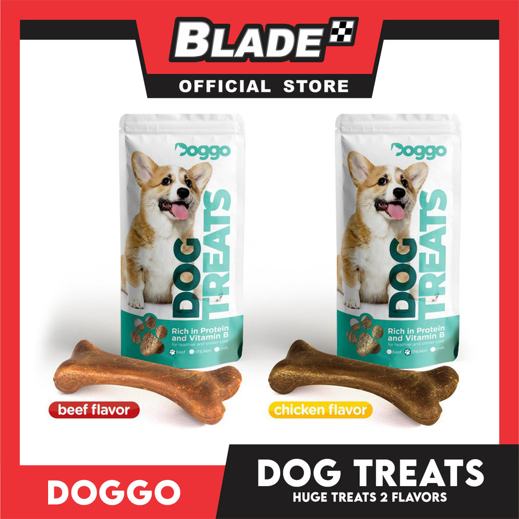 Doggo Dog Treats Huge 100grams (Bone Beef) – blade.ph