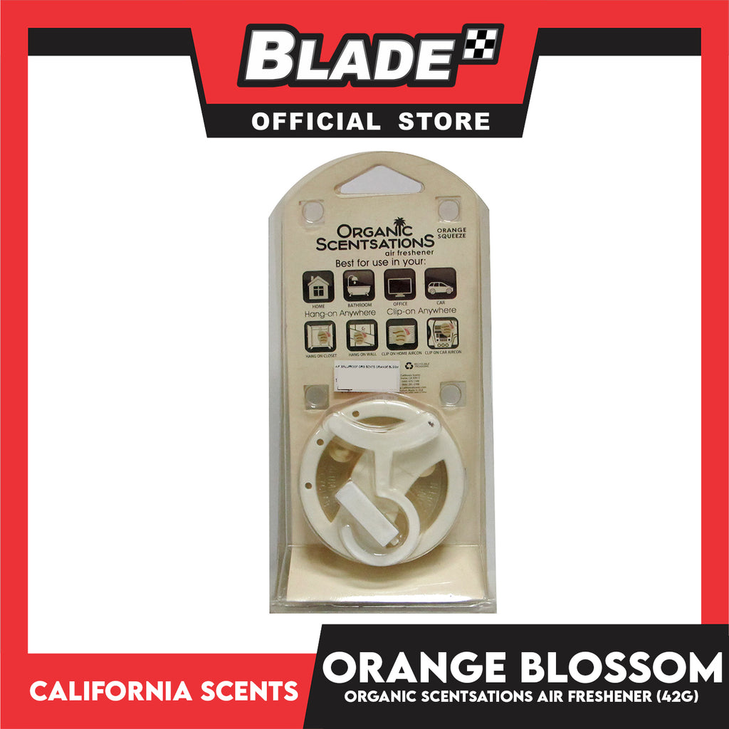 California Scents Organic Scent Sations Air Freshener Orange Blossom 4 ...