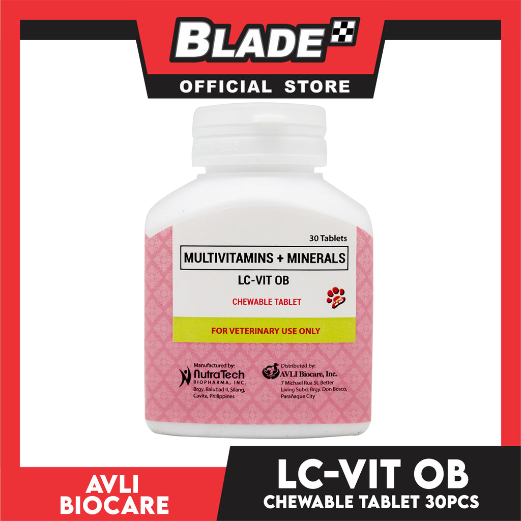 Lc-Vit OB Multivitamins Chewable Tablet 30 Tablets – blade.ph