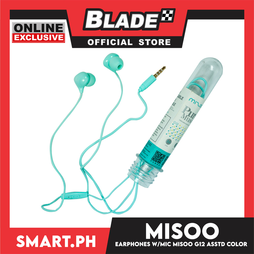 Gifts Misoo Earphones G12 (Assorted Colors) – blade.ph