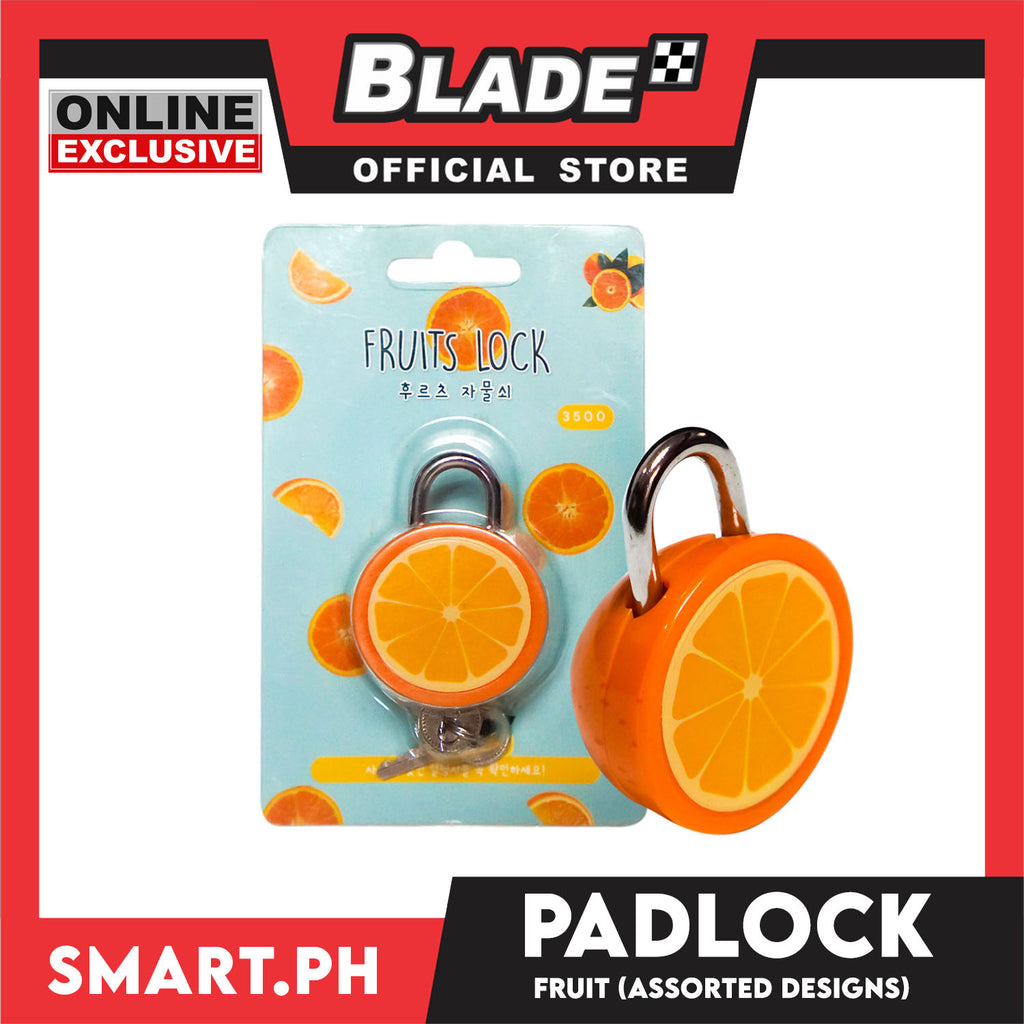 Gifts Padlock Fruit World FR-1800 (Assorted Designs and Colors) – blade.ph