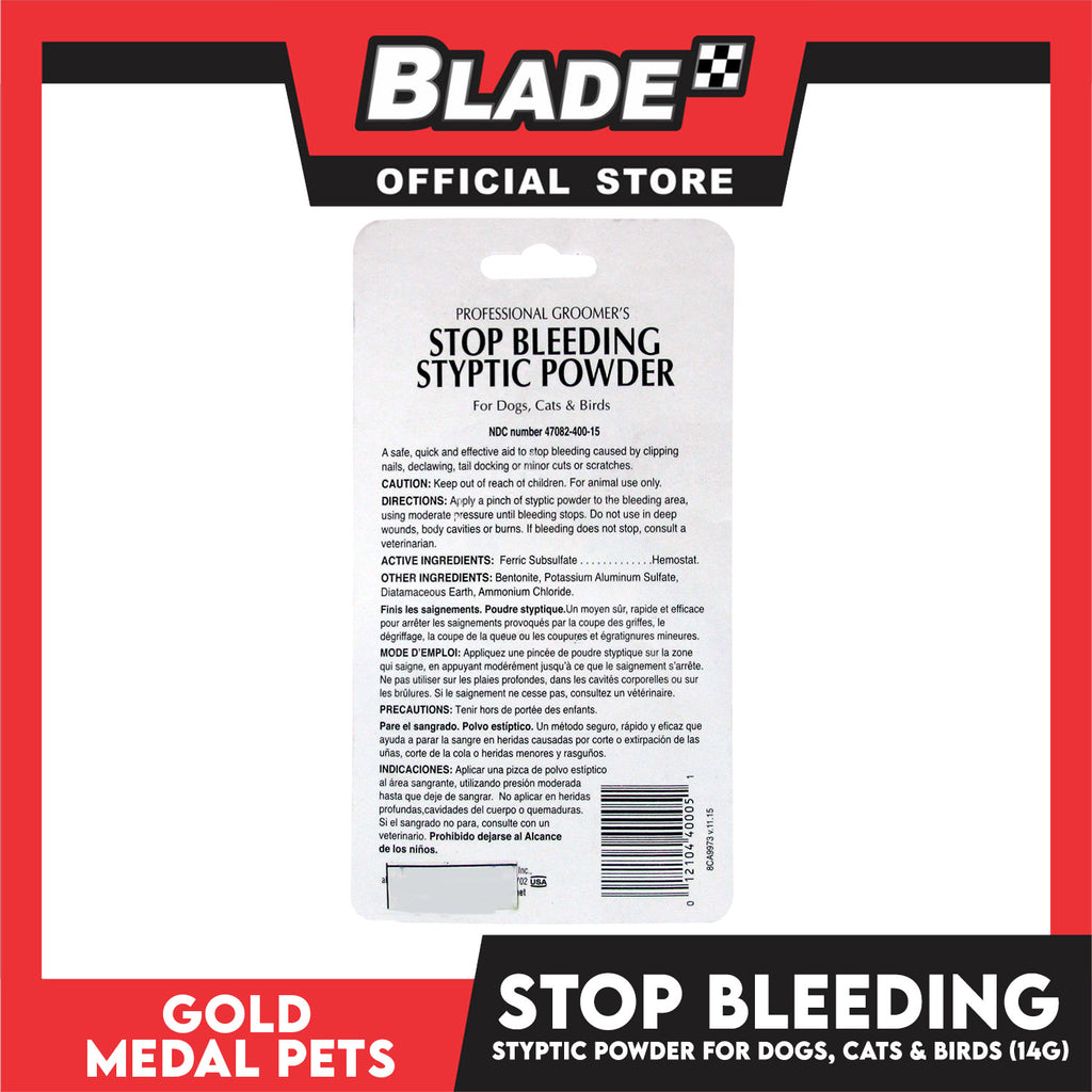 Cardinal Gold Medal Pets Stop Bleeding Powder 14g – blade.ph