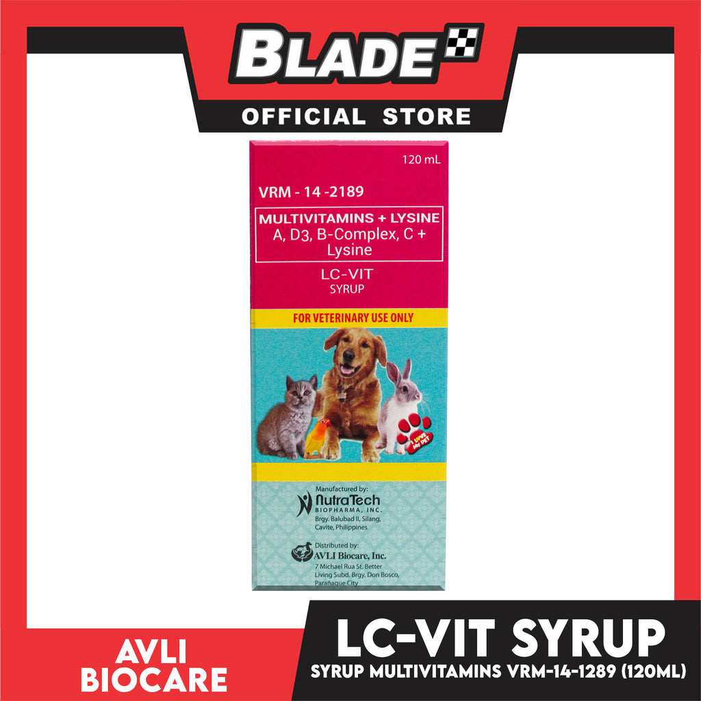 Lc-Vit Syrup Multivitamins + Lysine VRM-14-2189 120ml – blade.ph