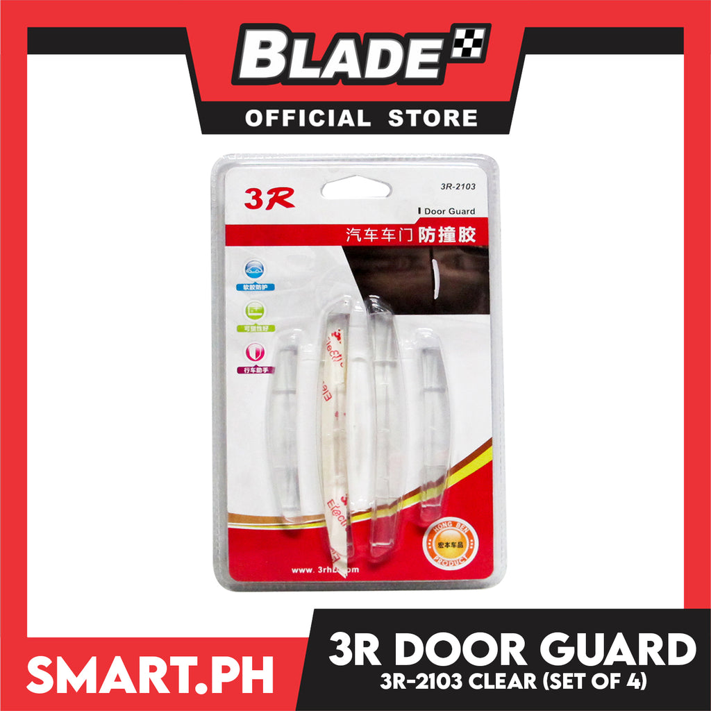 3R Car Side Edge Door Guard 3R-2103 (Clear) Fit for Most Car – blade.ph