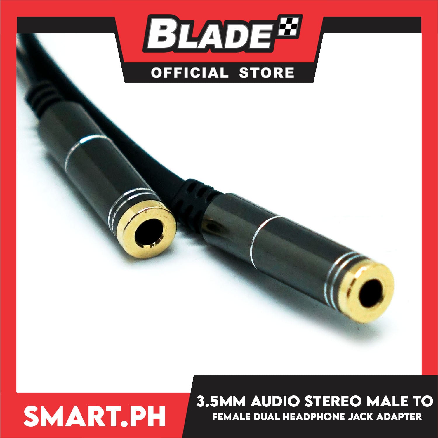 3.5mm Audio Stereo Y Splitter Extension Cable Male to Female Dual Head ...