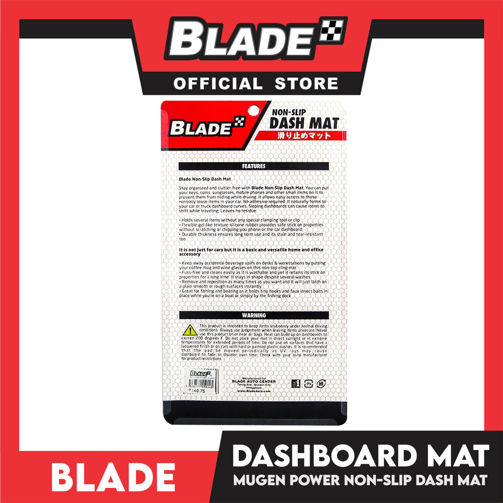 Blade Non-Slip Car Dash Mat (Mugen) – blade.ph