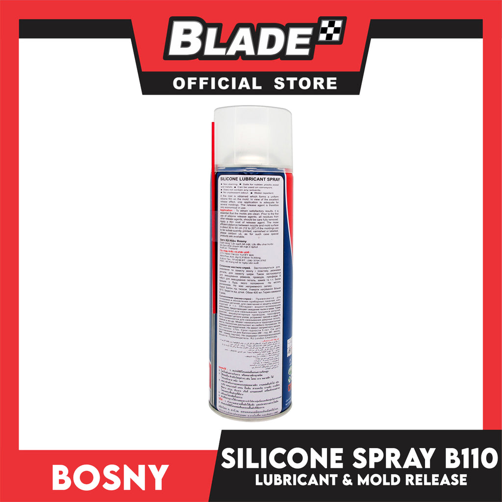 Bosny Spray Paint Silicone Spray B110 500CC – blade.ph