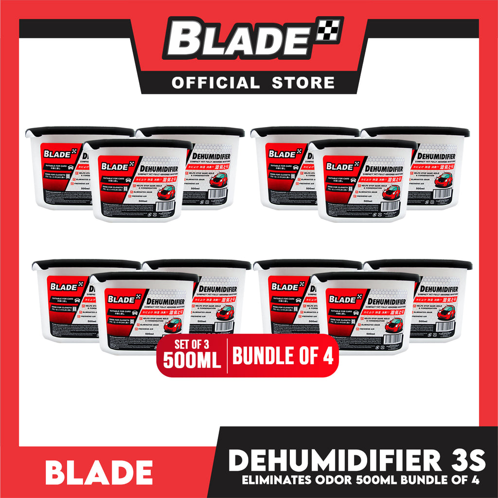 12pcs Blade Dehumidifier 500ml 3S Eliminates Musty Odor, Suitable for ...