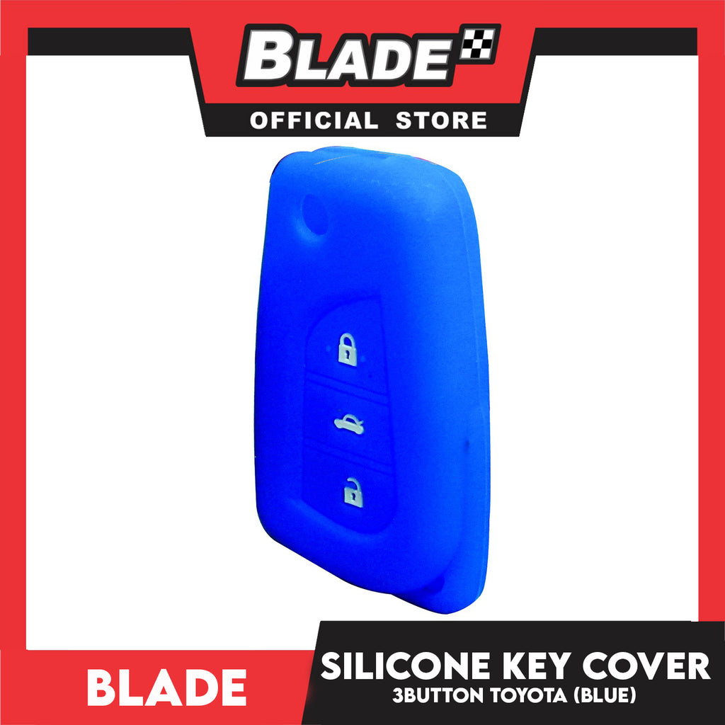 Blade Silicone Case key Cover Toyota 3 Button (Black/Red/Blue) – blade.ph