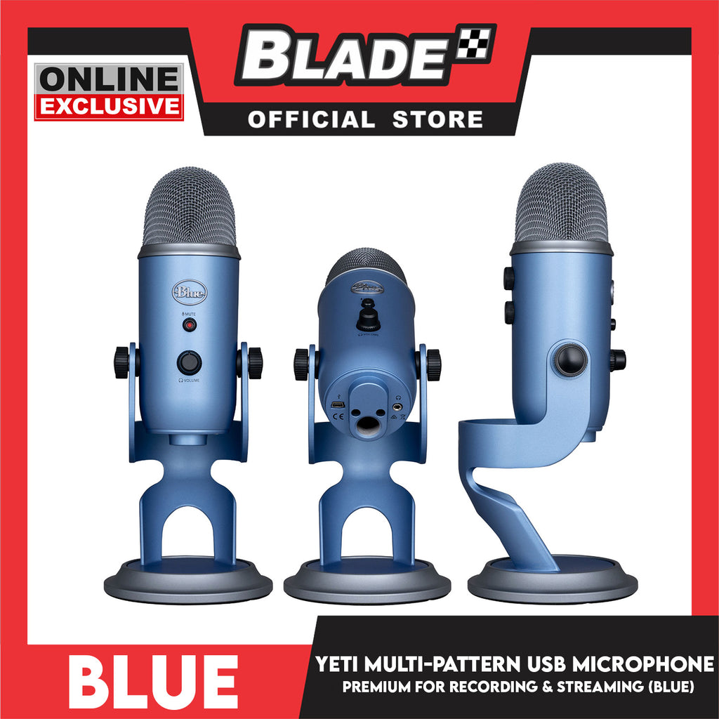 Blue Yeti Microphone 10th Anniversary Edition USB Multi-Pattern Electr ...