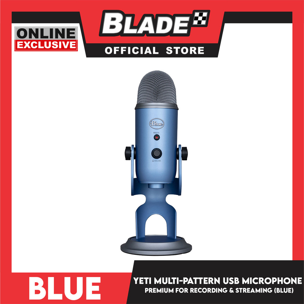Blue Yeti Microphone 10th Anniversary Edition USB Multi-Pattern Electr ...