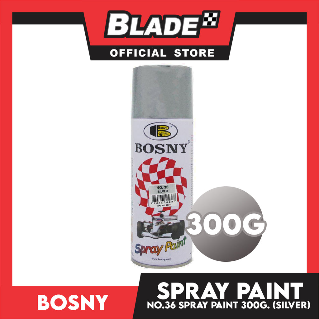 Bosny Spray Paint No.36 300g. (Silver) – blade.ph