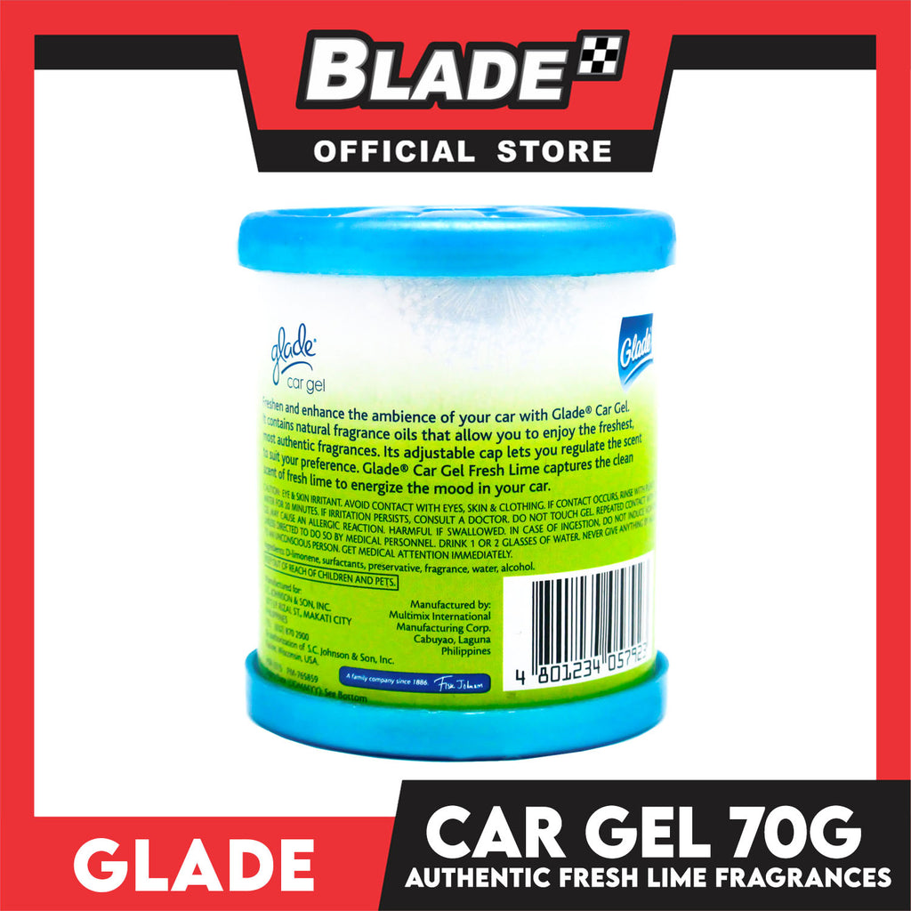 Glade Car Gel Air Freshener 70g (Fresh Lime) – blade.ph