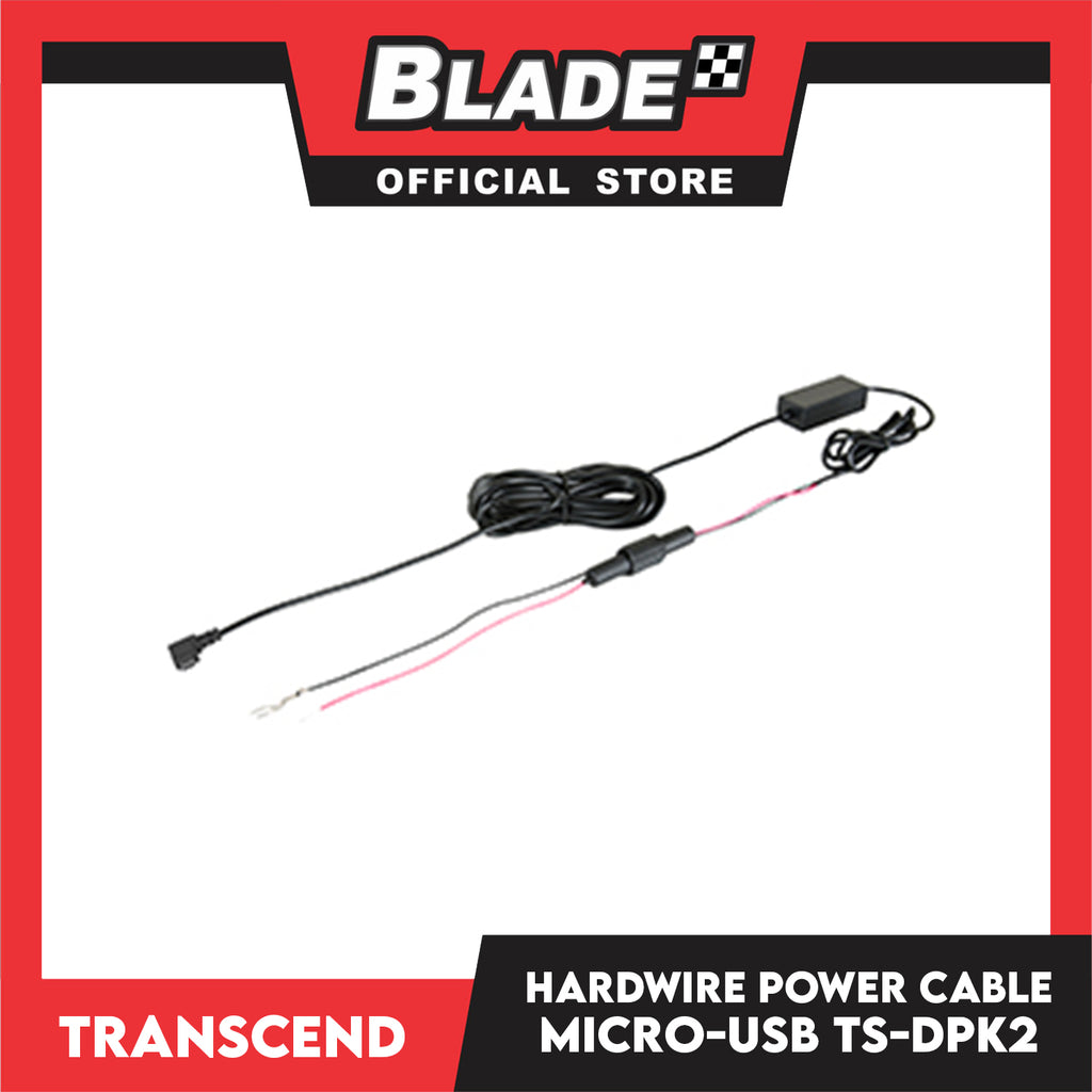 Transcend TS-DPK2 Micro-USB Hardwire Power Cable (Black) – blade.ph