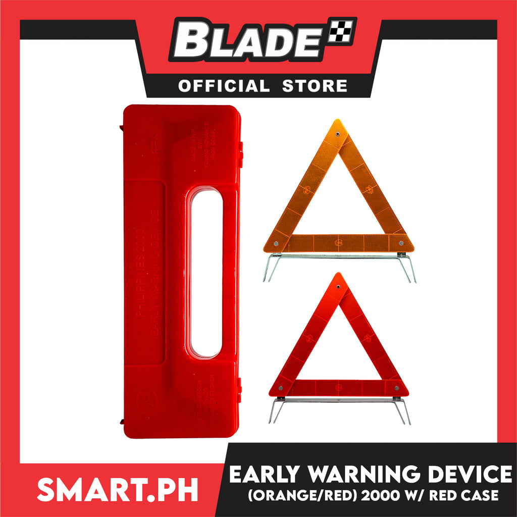 Early Warning Device Philippines Made 2000 (Red/Orange) with Red Case ...
