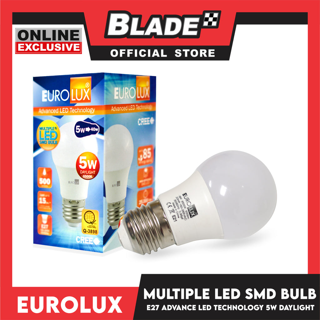 Eurolux LED SMD Bulb E27 5W 6500K Daylight – blade.ph