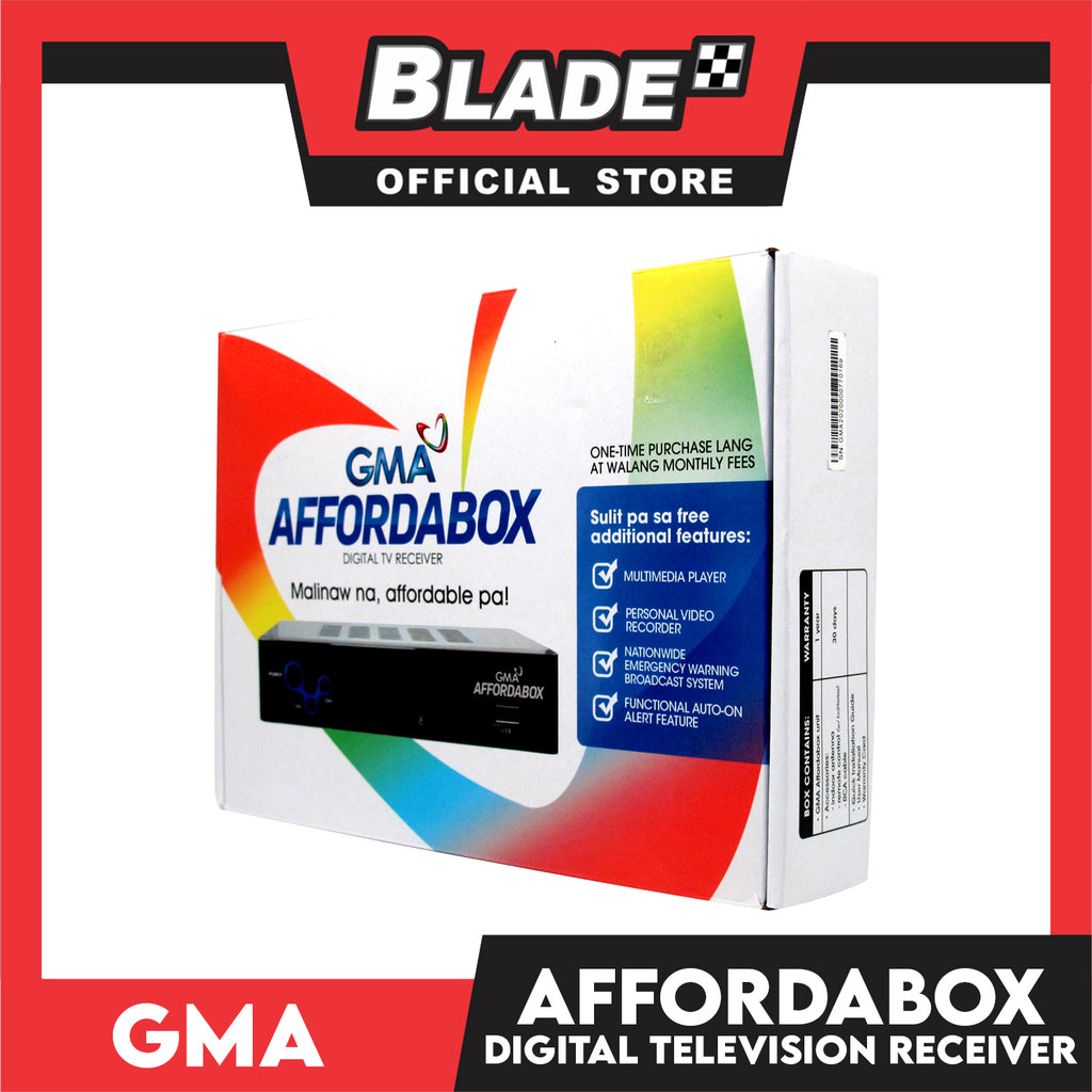 GMA Affordabox Digital TV Receiver for Digital Television Broadcast ...