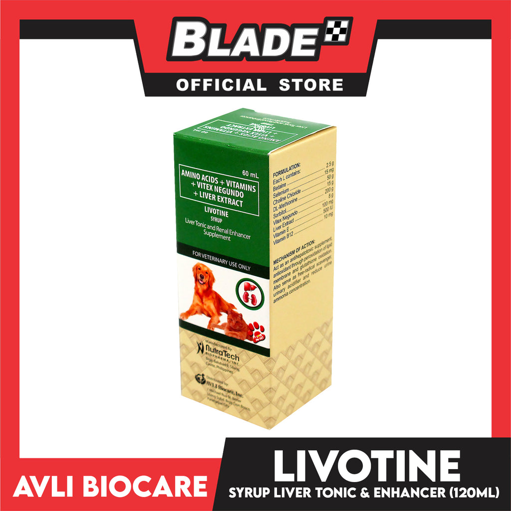 Livotine Syrup Liver Tonic And Renal Enhancer 120ml – blade.ph