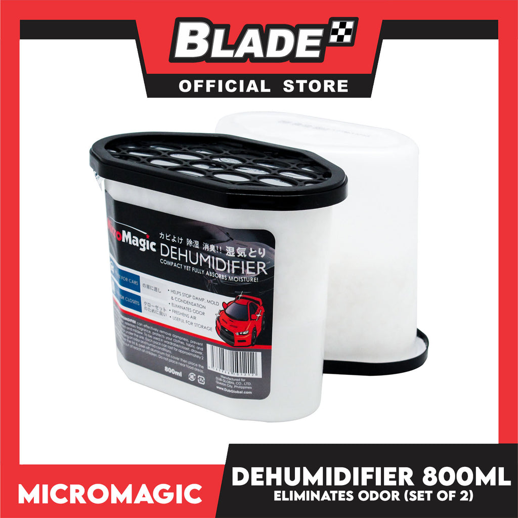 2pcs Micromagic Dehumidifier 800ml -Eliminates Musty Odor, Suitable fo ...