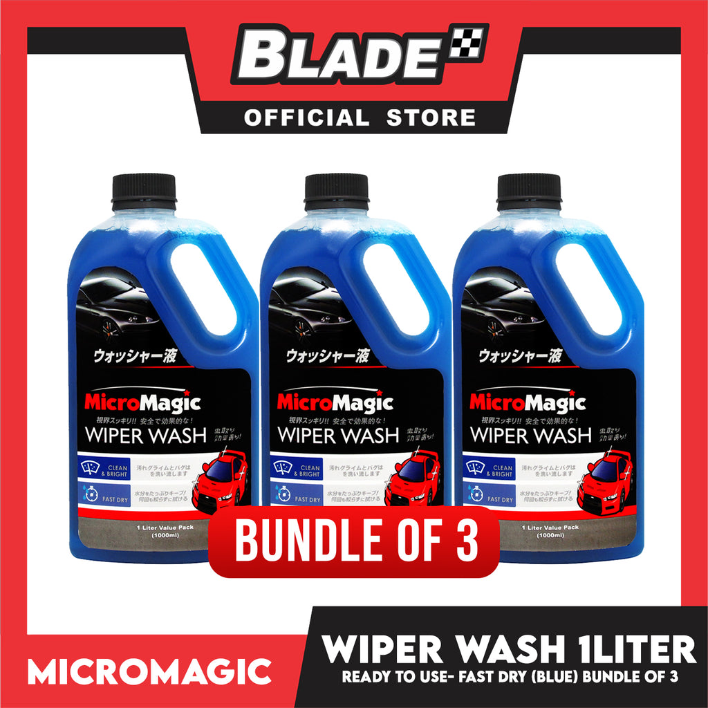 3pcs Micromagic Wiper Wash 1L – blade.ph