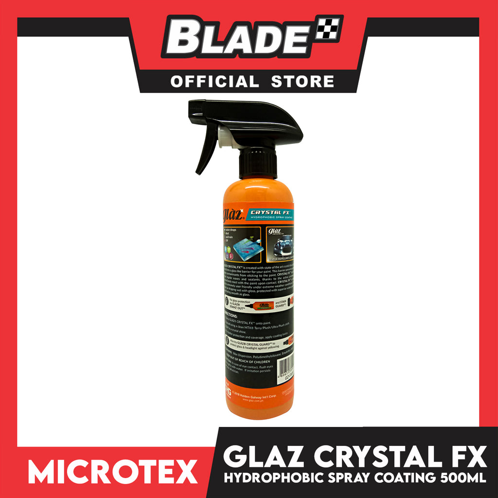 Microtex Glaz Cyrstal FX Hydrophobic Spray Coating GZ-FX250 250ml ...