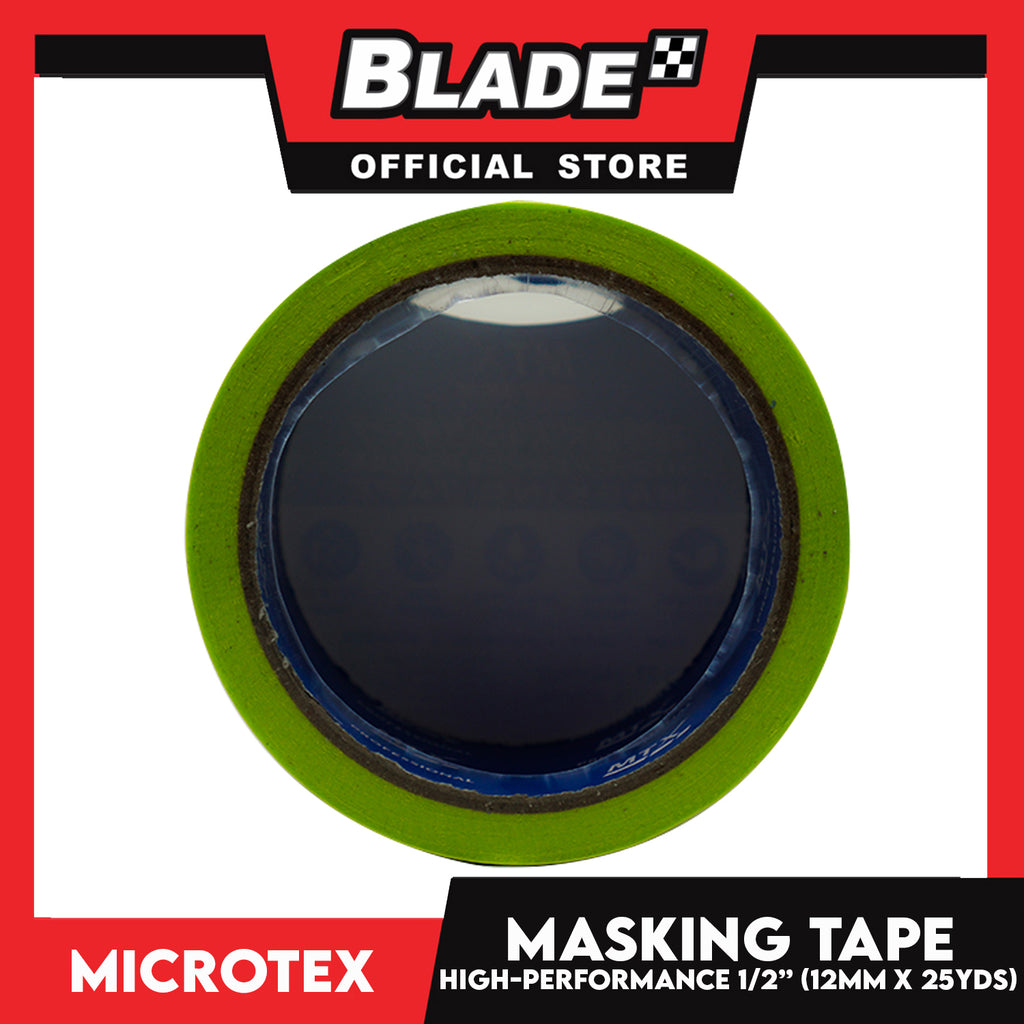 Microtex Masking Tape 1/2 (12mm) x 25yds High-Performance for Home, Of ...