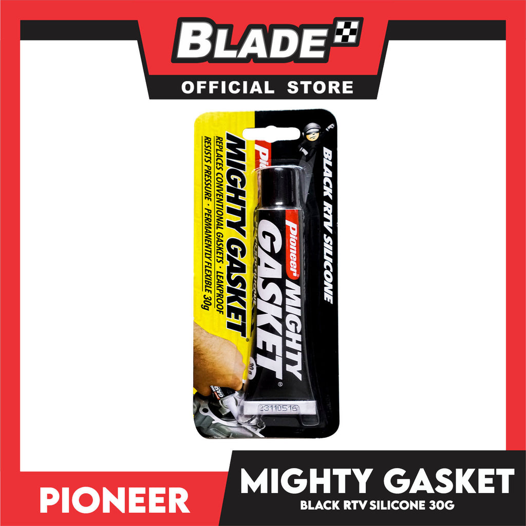 Pioneer Mighty Gasket Black RTV Silicone 30g Replaces Conventional Gas ...