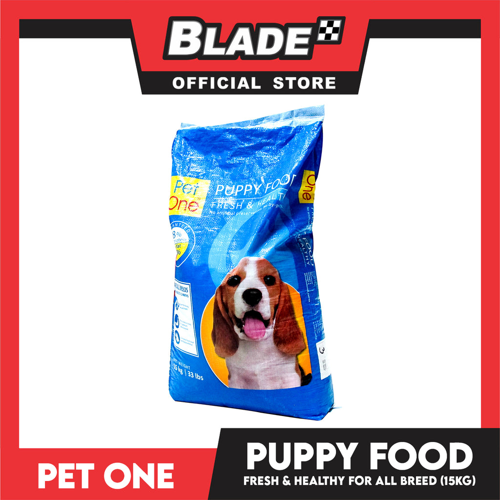 Pet One Puppy Food Fresh And Healthy 1.4kg Dry Dog Food – blade.ph