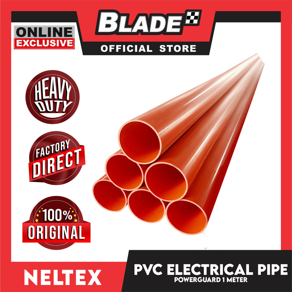 Neltex PVC Electrical Pipe Powerguard 25mm (3/4) x 1meter (Orange) Ele ...