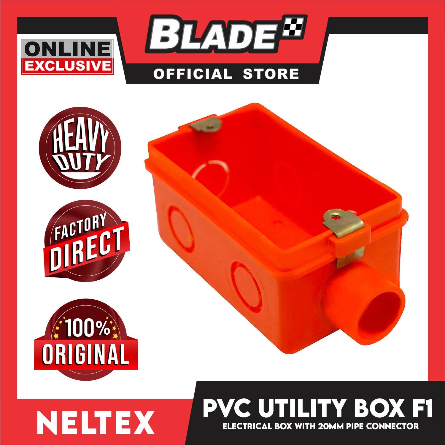 Neltex Powerguard PVC Utility Box F1 Electrical Box – blade.ph