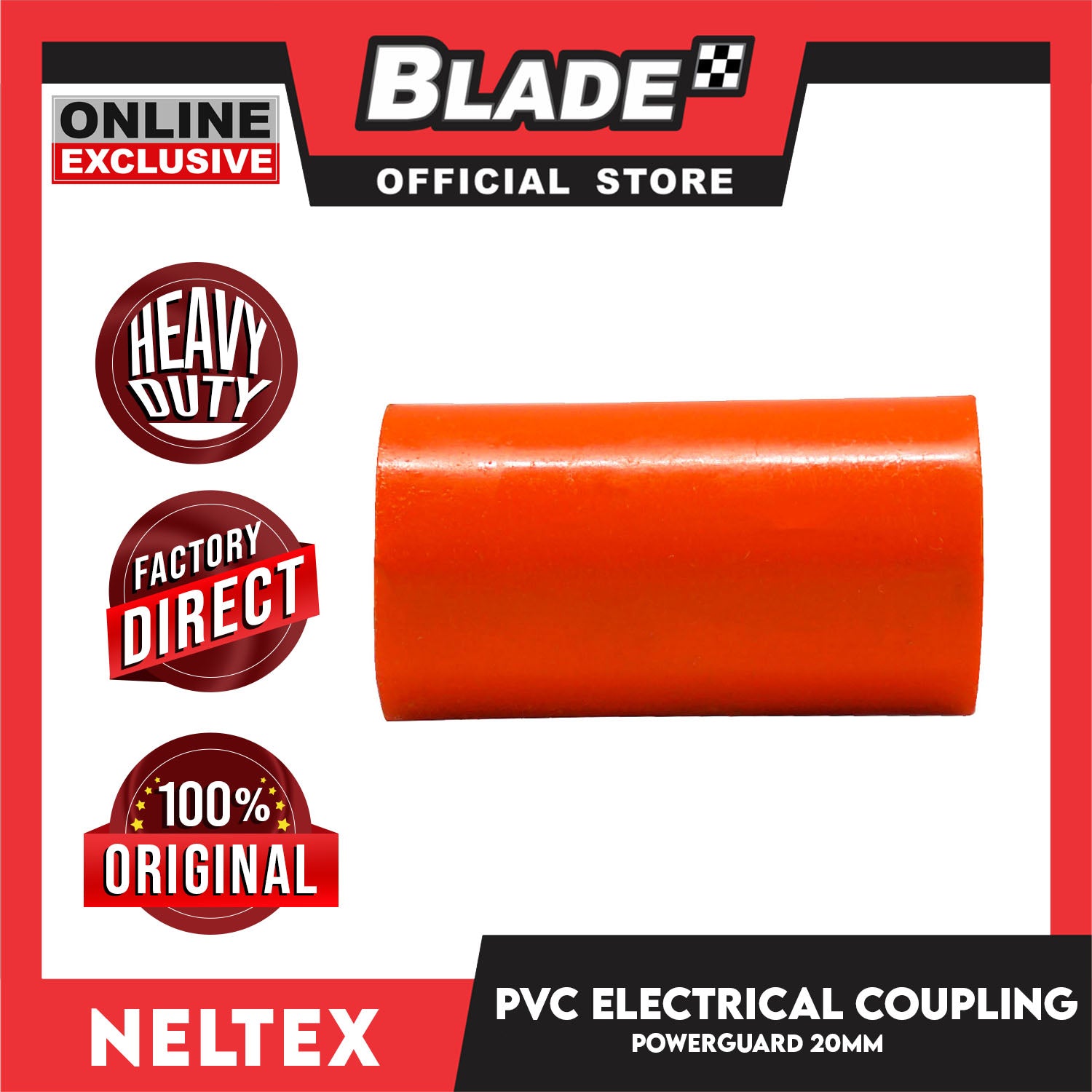 Neltex Powerguard PVC Electrical Fitting Pipe Coupling 20mm -Electrica ...